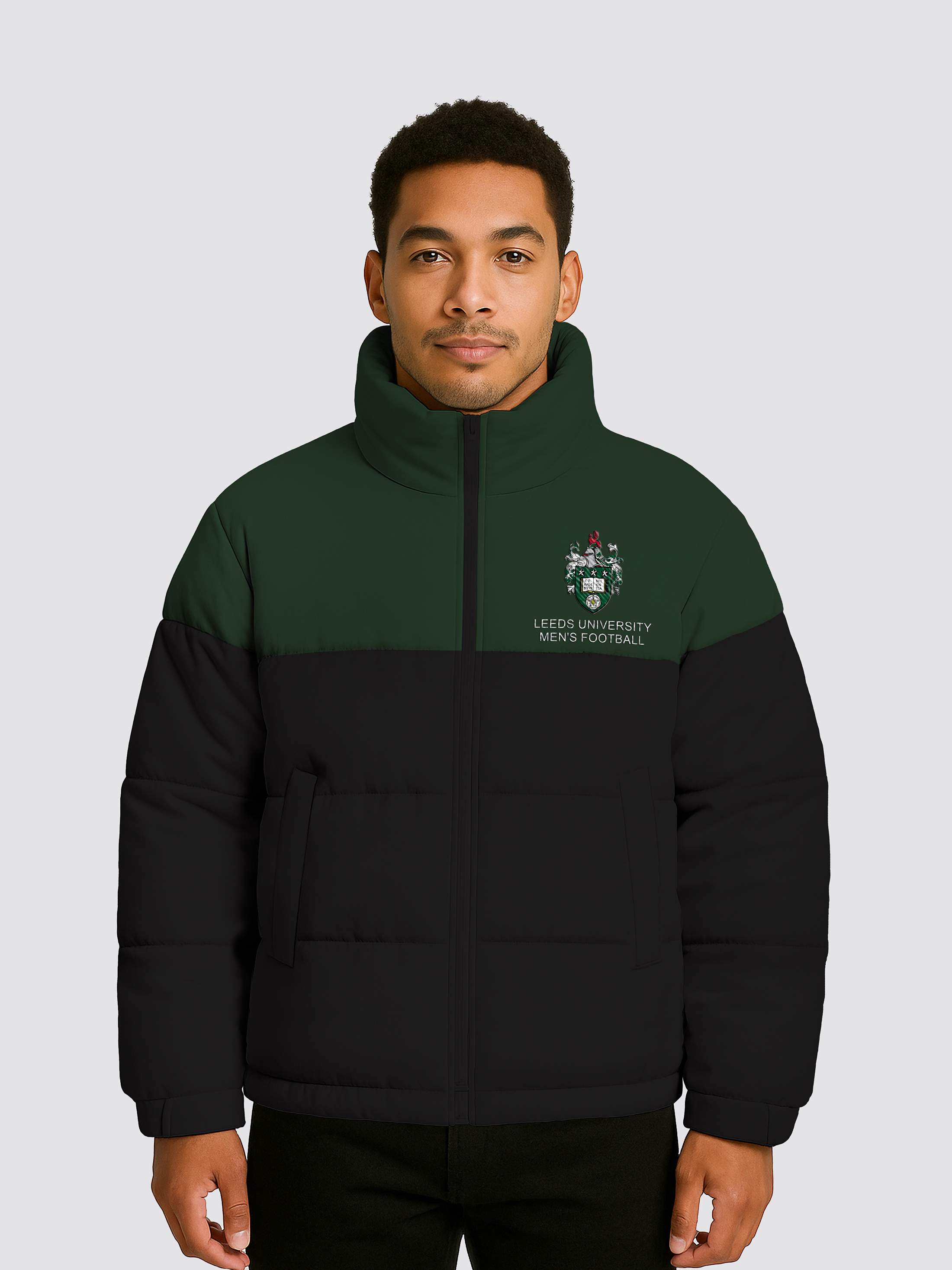 LUUMAFC - University of Leeds Men's Football Club Puffer Jacket ...